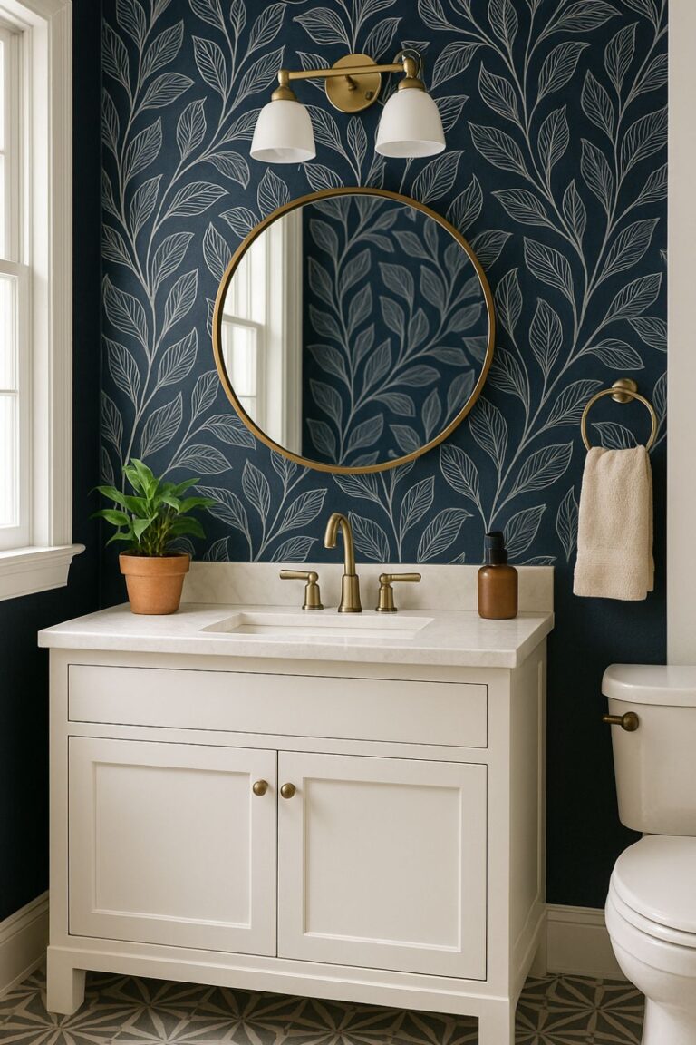 15 Navy Bathroom Ideas: Bold, Calming, and Deeply Sophisticated | Florgeous