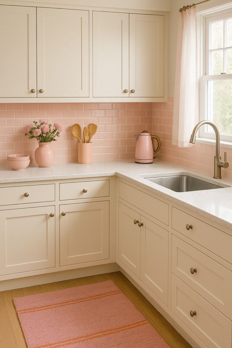 13 Pink Kitchen Ideas: Playful, Warm, and Full of Personality | Florgeous