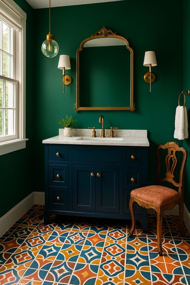 15 Eclectic Bathroom Ideas: Bold, Personal, and Wonderfully Unpredictable | Florgeous