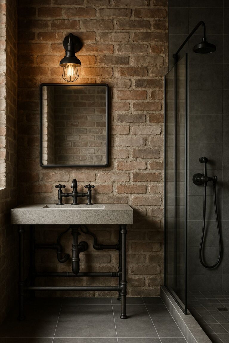15 Industrial Bathroom Ideas: Raw, Refined, and Strikingly Stylish ...