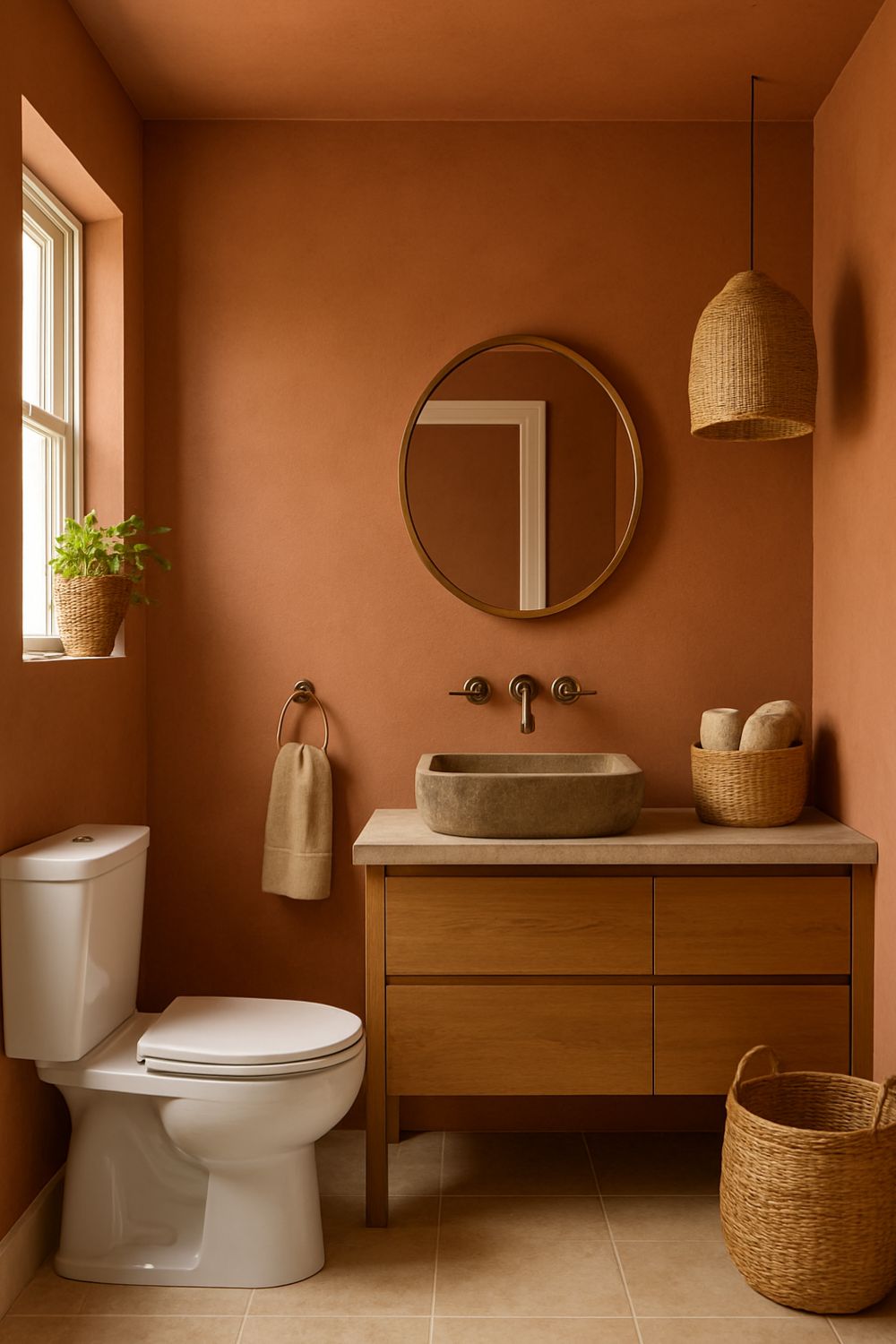 15 Earth-Tone Bathroom Ideas: Grounded, Serene, and Beautifully ...