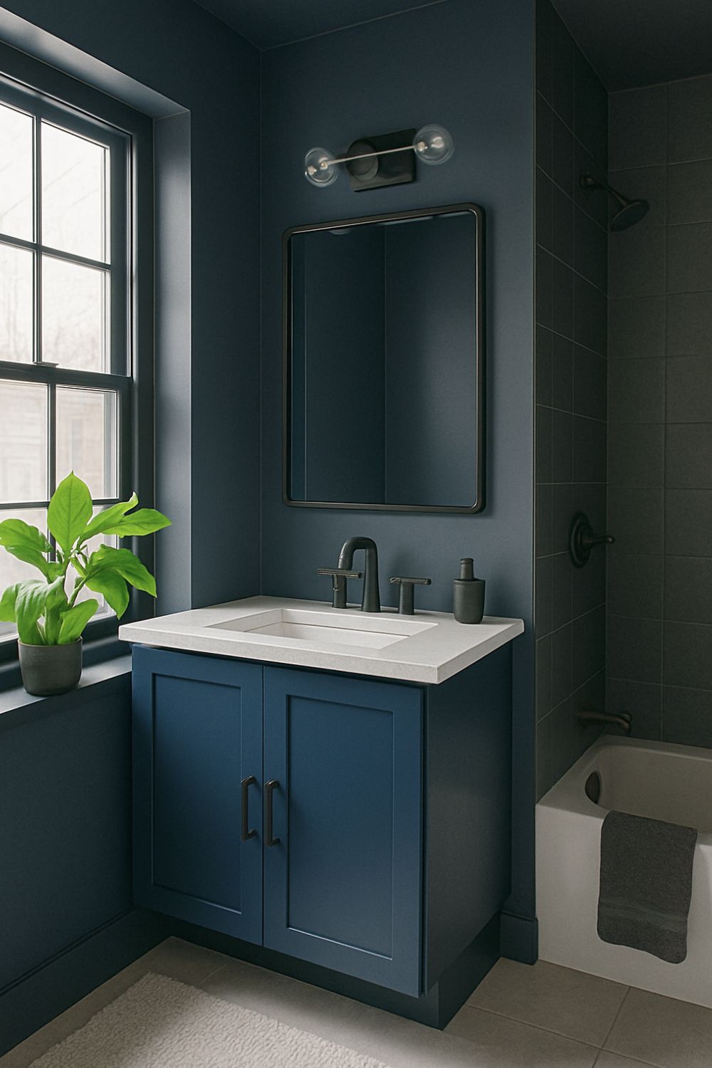 15 Navy Bathroom Ideas: Bold, Calming, and Deeply Sophisticated | Florgeous