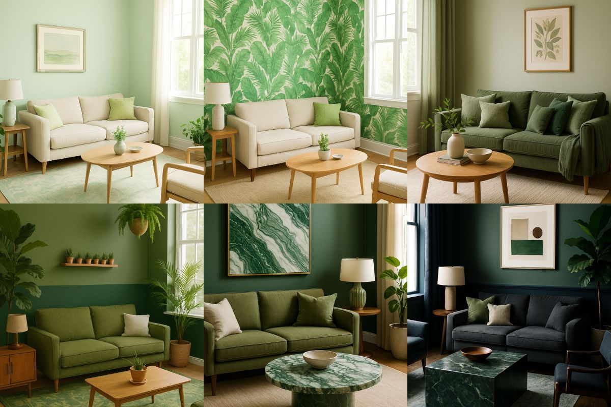 15 Green Living Room Ideas: Fresh, Restful, and Beautifully Grounded ...