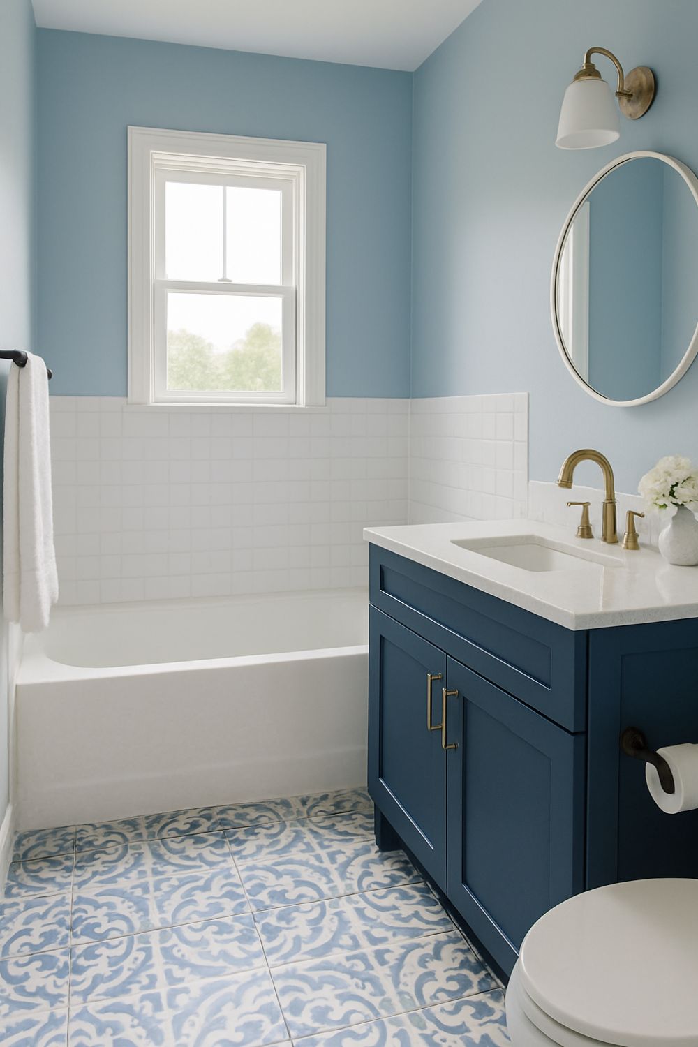 13 Blue Bathroom Ideas: Calm, Coastal, and Effortlessly Inviting | Florgeous