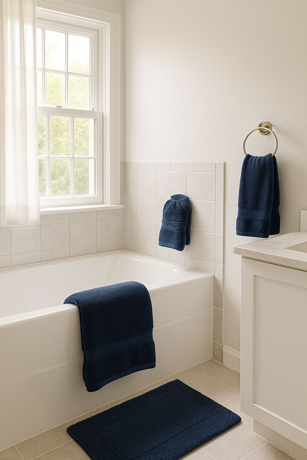 15 Navy Bathroom Ideas: Bold, Calming, and Deeply Sophisticated | Florgeous