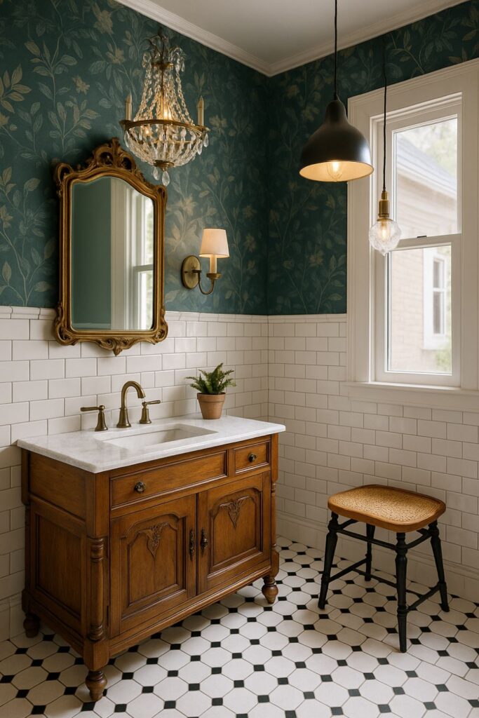 15 Eclectic Bathroom Ideas: Bold, Personal, and Wonderfully ...