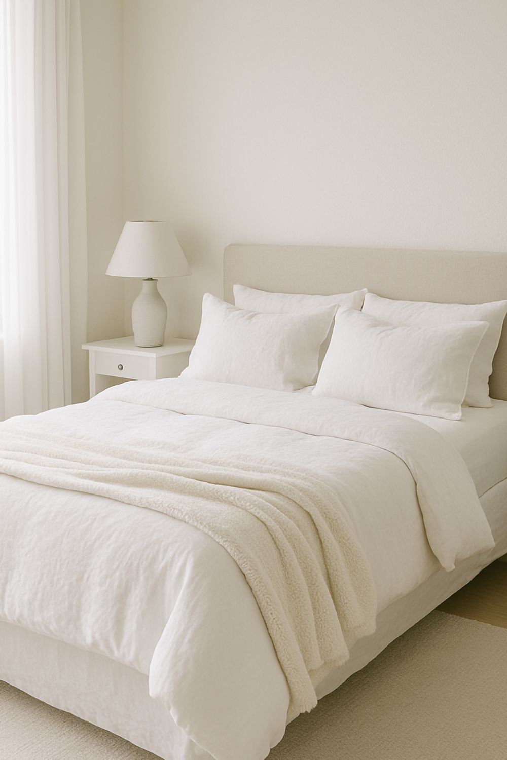 15 White Bedroom Wall Ideas: Clean, Serene, and Brightly Beautiful ...