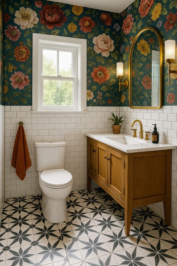 15 Eclectic Bathroom Ideas: Bold, Personal, and Wonderfully ...