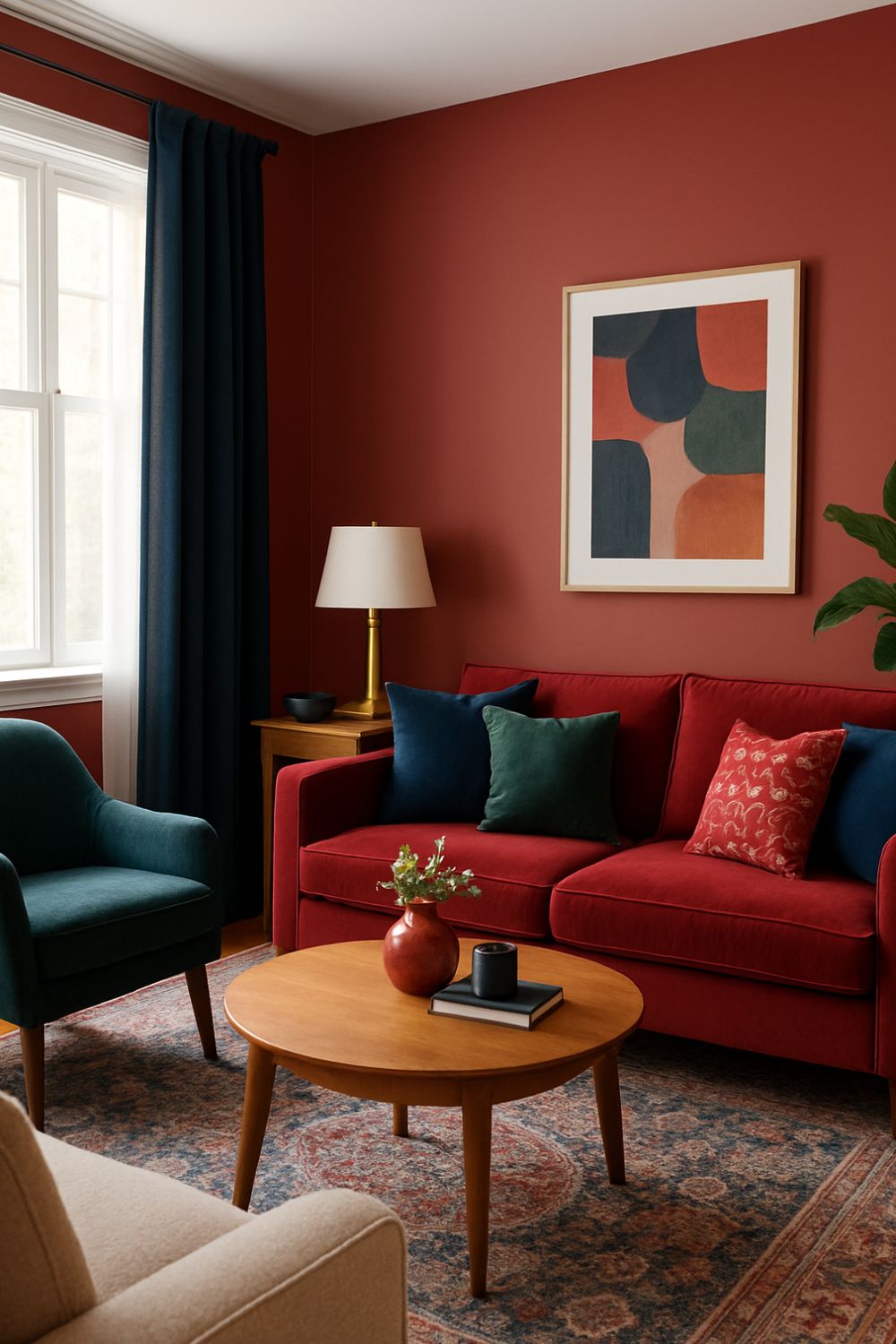 13 Red Living Room Ideas: Bold, Warm, and Full of Energy | Florgeous