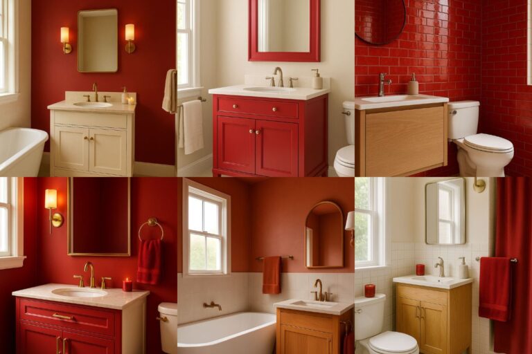13 Red Bathroom Ideas: Bold, Dramatic, and Full of Personality | Florgeous