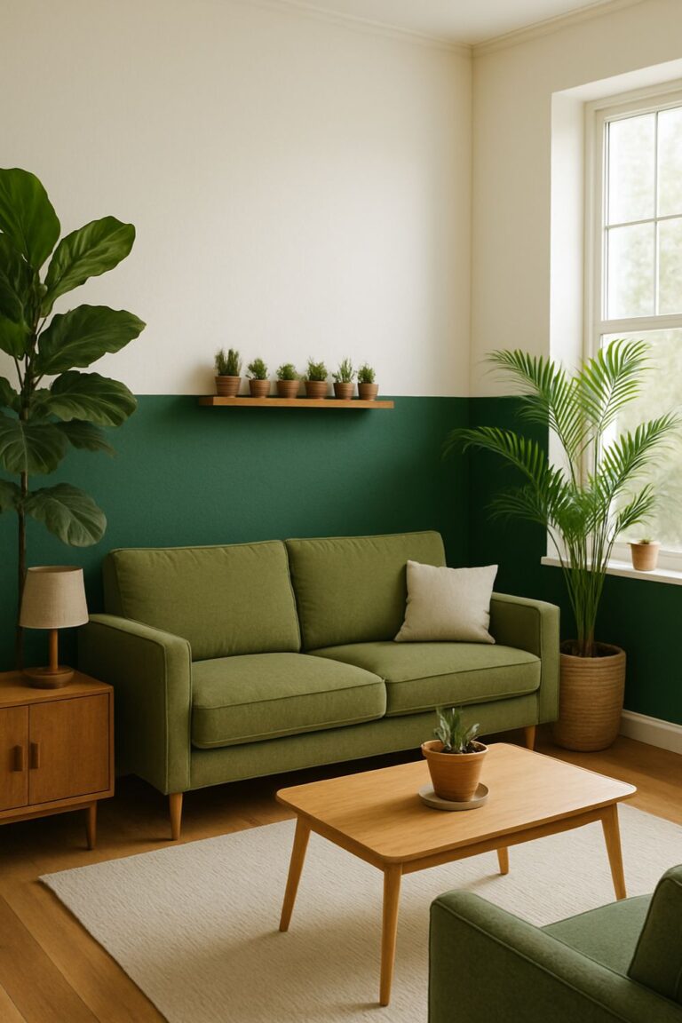 15 Green Living Room Ideas: Fresh, Restful, and Beautifully Grounded ...