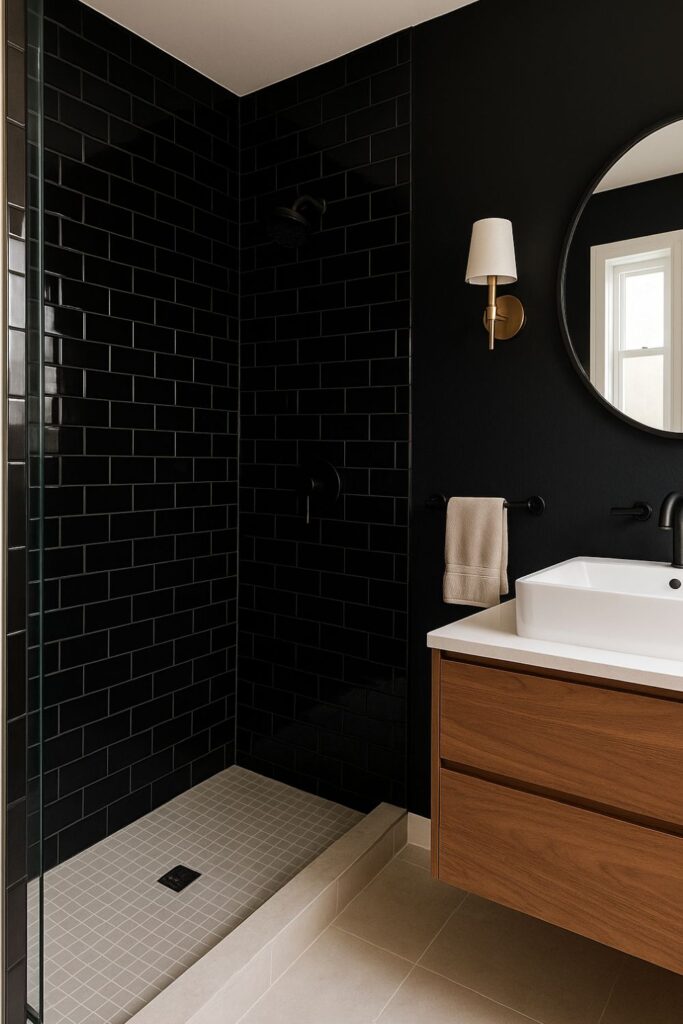 15 Black Bathroom Ideas: Bold, Sophisticated, and Unforgettably Stylish ...