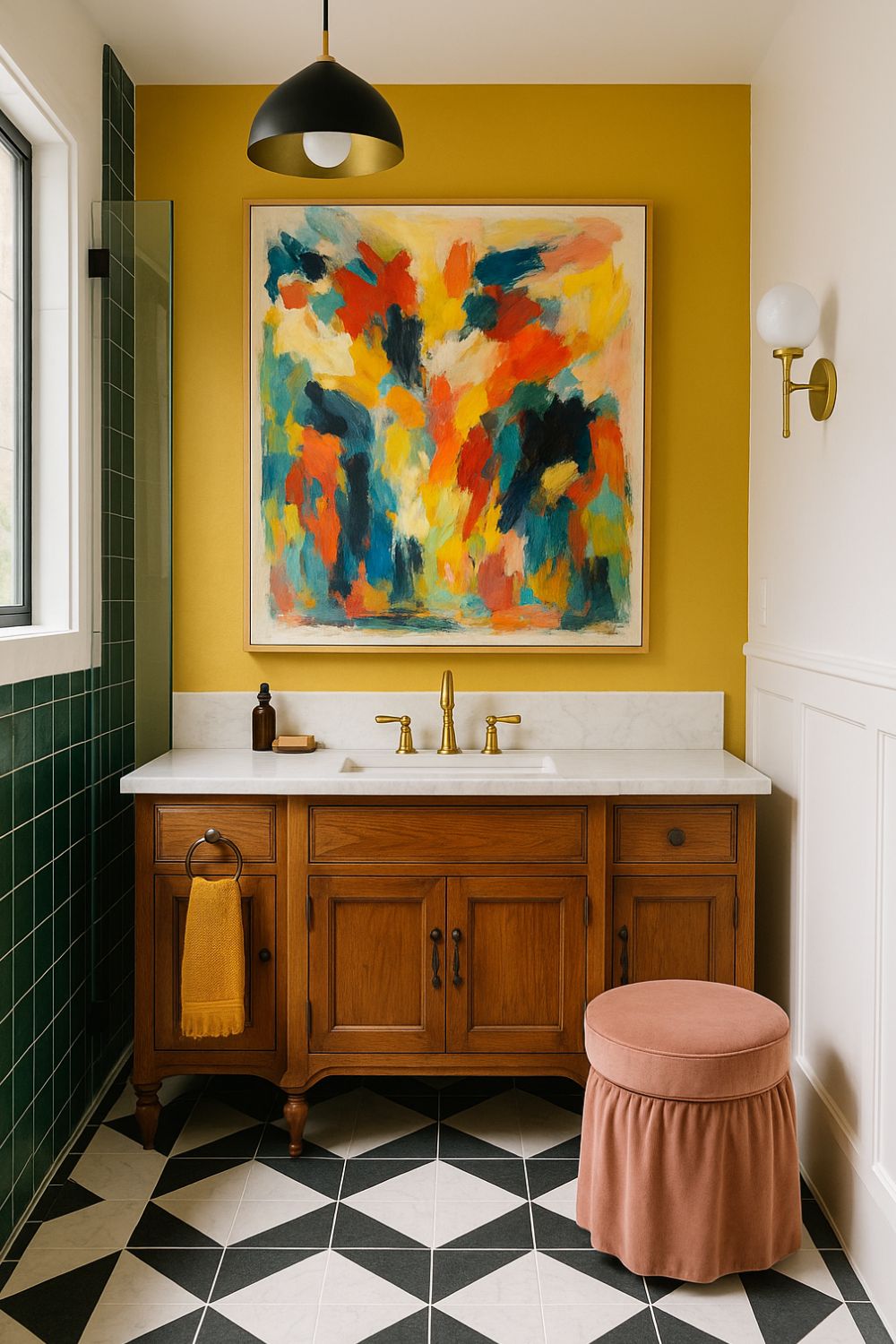 15 Eclectic Bathroom Ideas: Bold, Personal, and Wonderfully Unpredictable | Florgeous