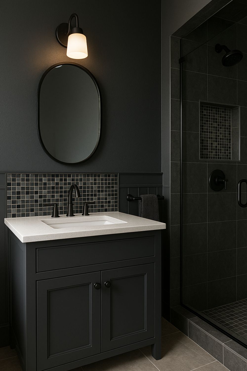 15 Charcoal Bathroom Ideas: Modern, Moody, and Surprisingly Inviting ...