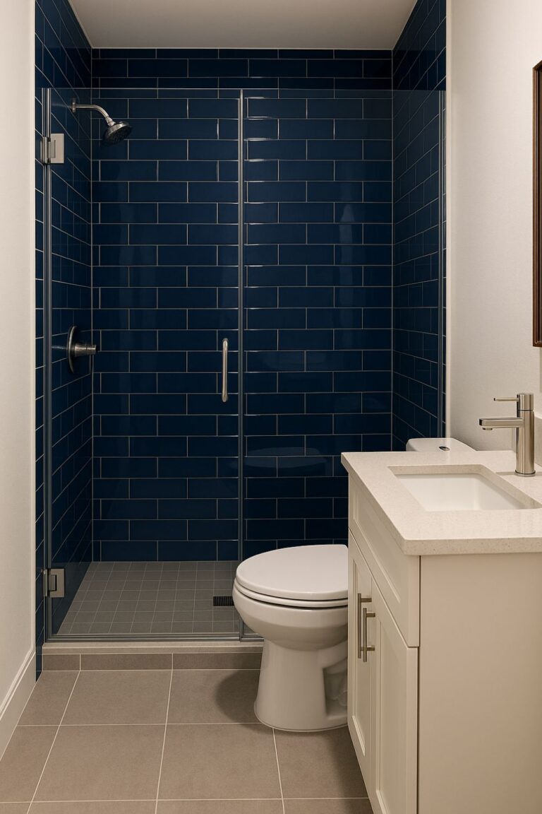 15 Navy Bathroom Ideas: Bold, Calming, and Deeply Sophisticated | Florgeous