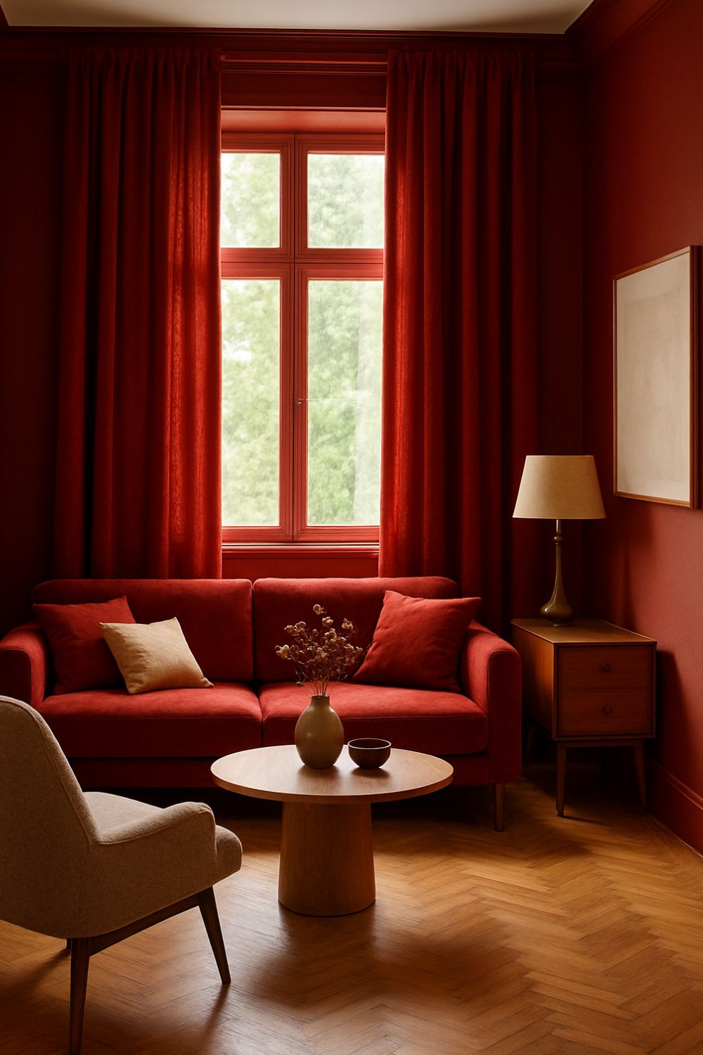 13 Red Living Room Ideas: Bold, Warm, and Full of Energy | Florgeous