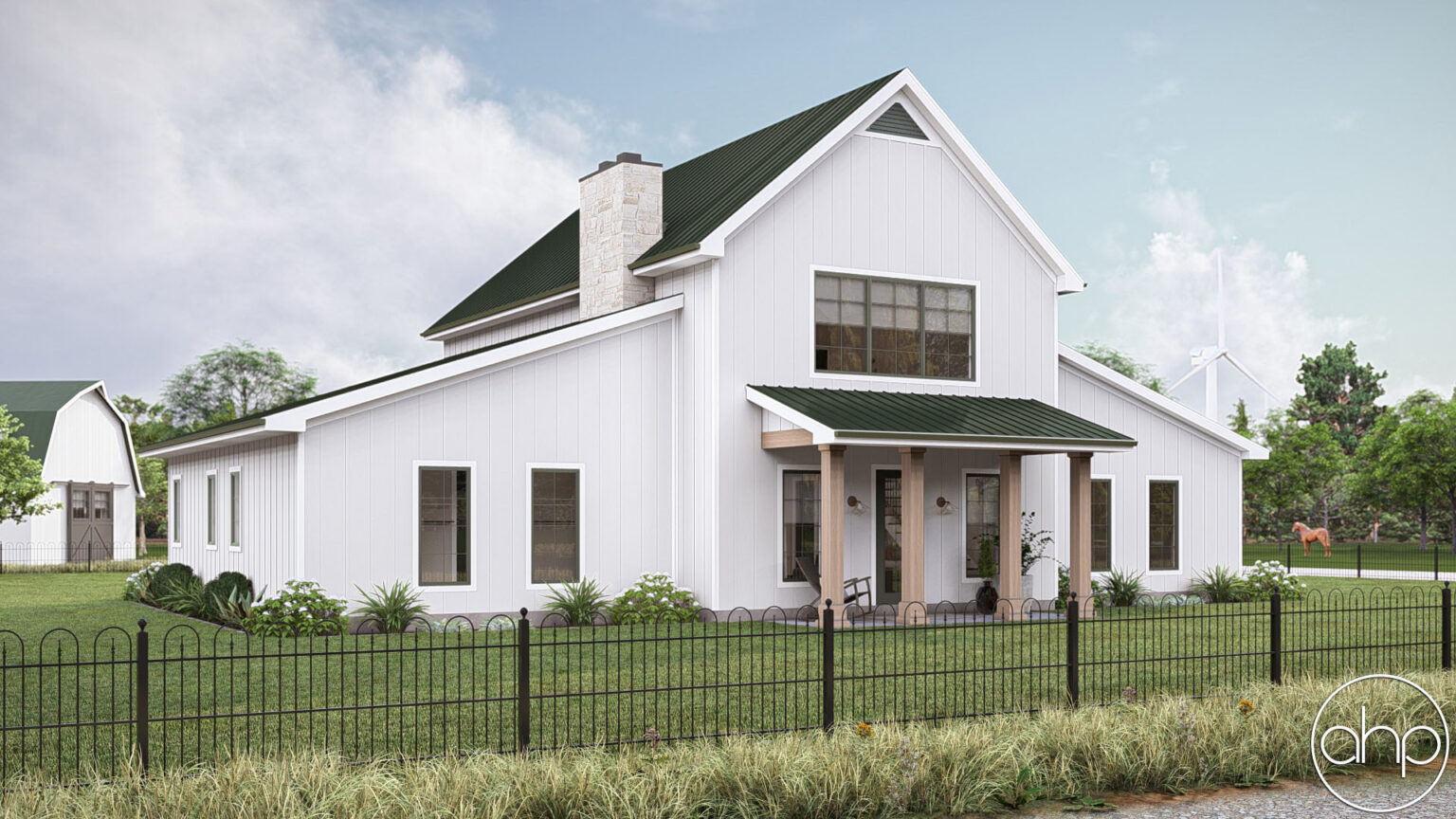 2519 Sq Ft 3-Bedroom 3-Bathroom Barndominium House Plan | Florgeous