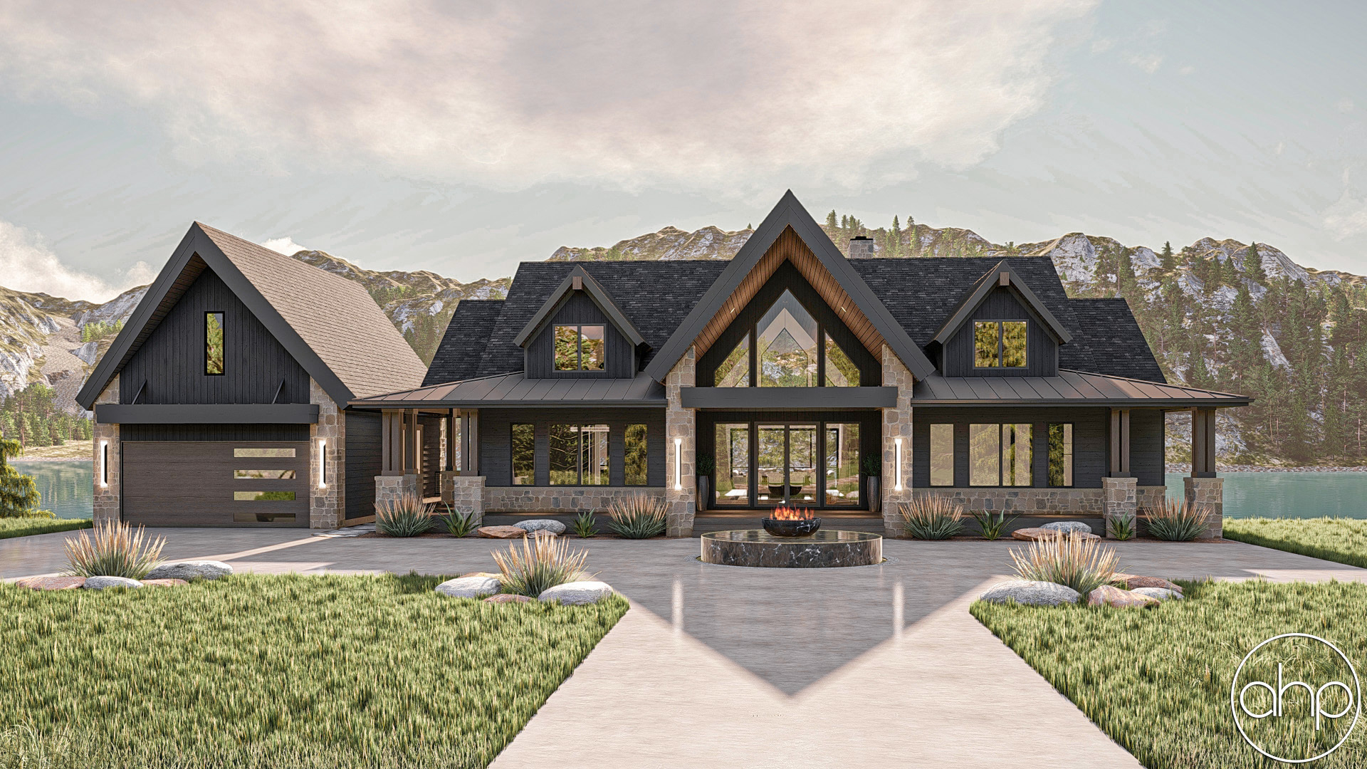 2813 Sq Ft 2-Bedroom 3-Bathroom Mountain Style Lake House Plan | Florgeous