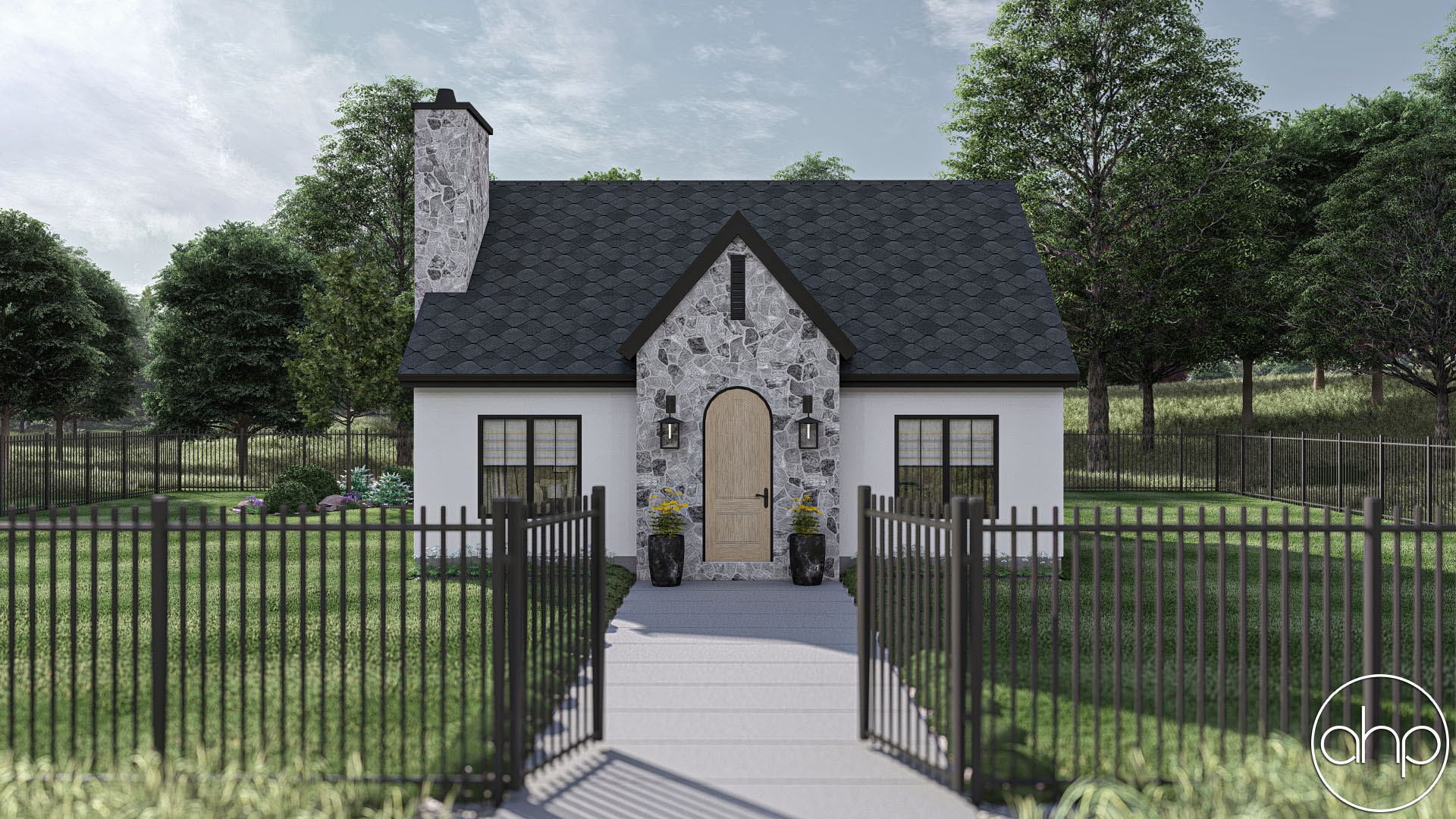 797 Sq Ft 1-Bedroom 1-Bathroom Modern Cottage Style House Plan | Florgeous