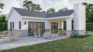 527 Sq Ft Traditional Style Pool House Plan | Florgeous