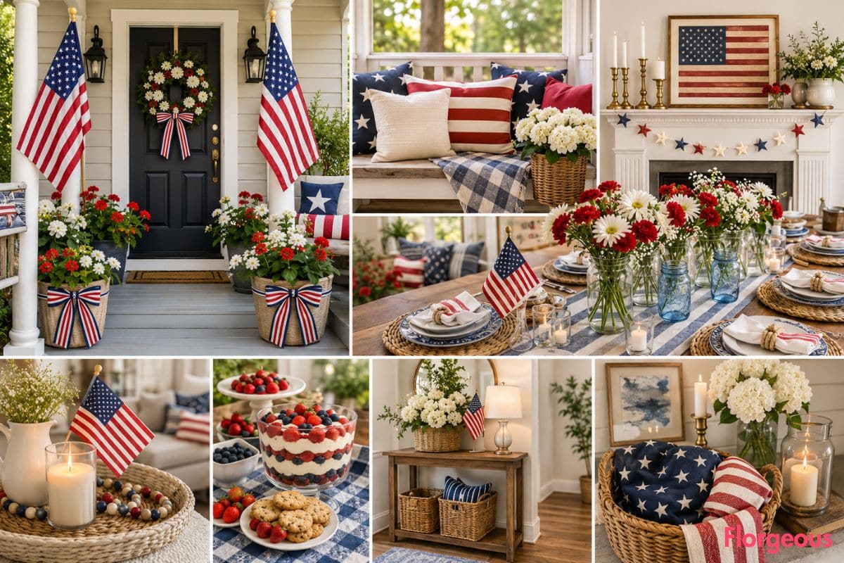 17 Memorial Day Decorating Ideas: 250 Years of Freedom | Florgeous