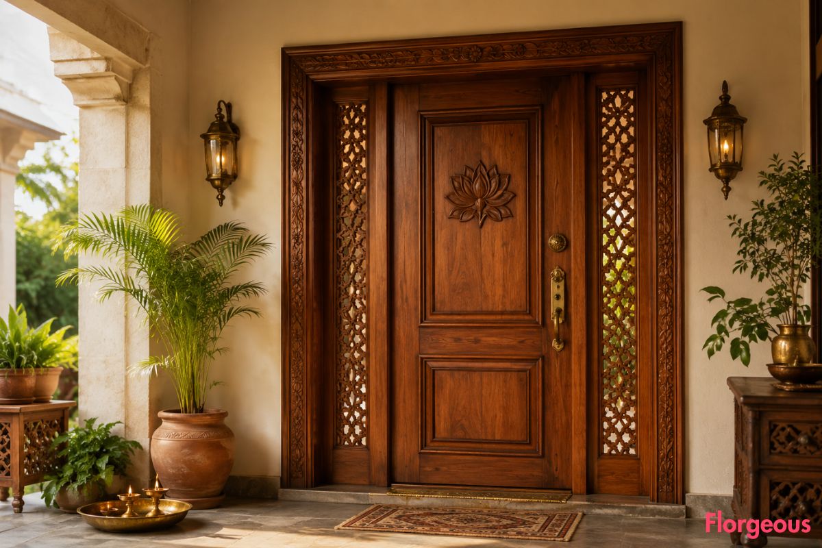 19 Unique Sagwan Door Design Ideas That Bring Traditional Indian ...